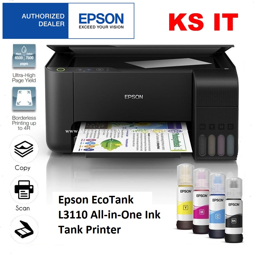 EPSON ECOTANK L3110 PRINTER EPSON ECOTANK L3110 PRINTER